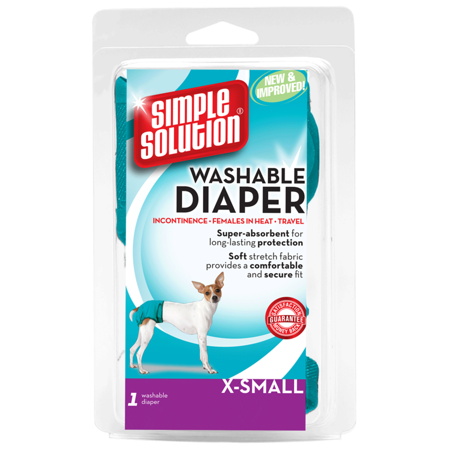 Washable Diaper - Simple Solution - Naturally For Pets