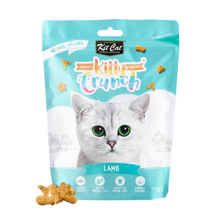 Kit Cat Kitty Crunch Lamb Flavor 60g - Naturally For Pets