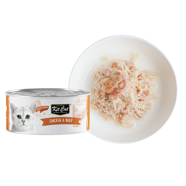 Kit Cat Deboned Chicken & Beef 80g (1 Box -24pcs) - Naturally For Pets
