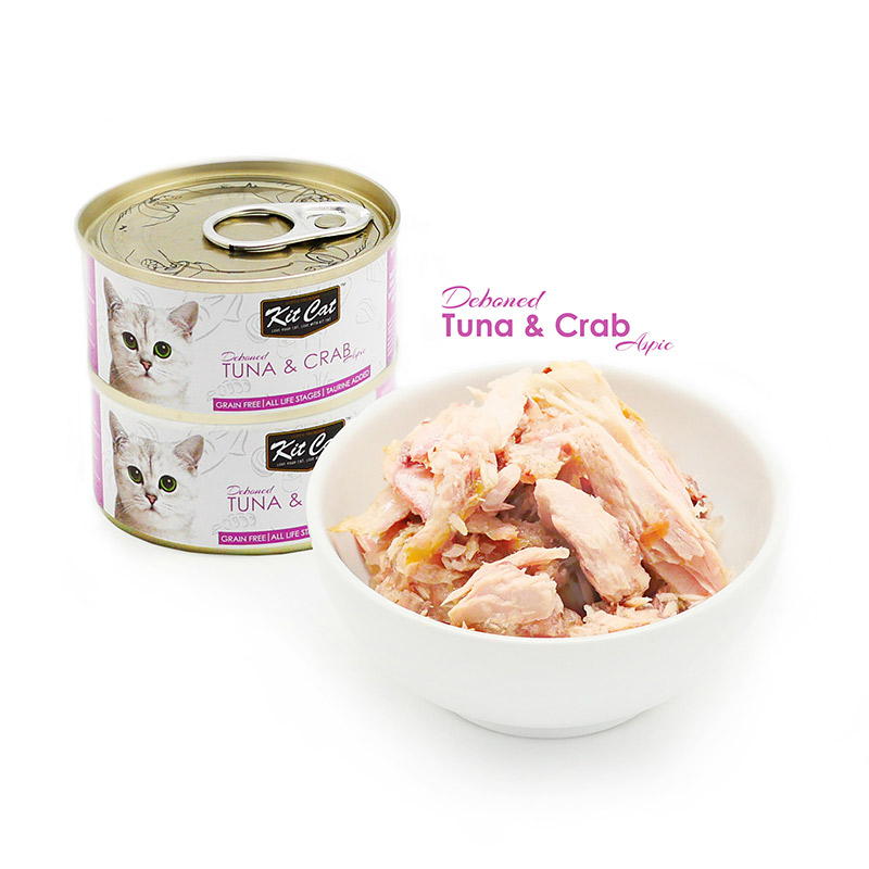 Kit Cat Tuna & Crab 80g - Naturally For Pets