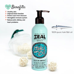 Zeal Natural Hoki Fish Oil Supplement for Cats & Dogs (225ml ...