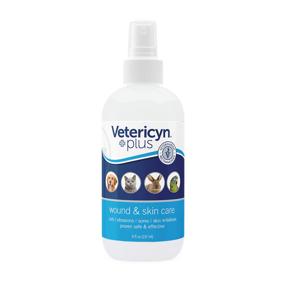 Vetericyn Plus® Antimicrobial All Animal Wound and Skin Care - 8oz ...