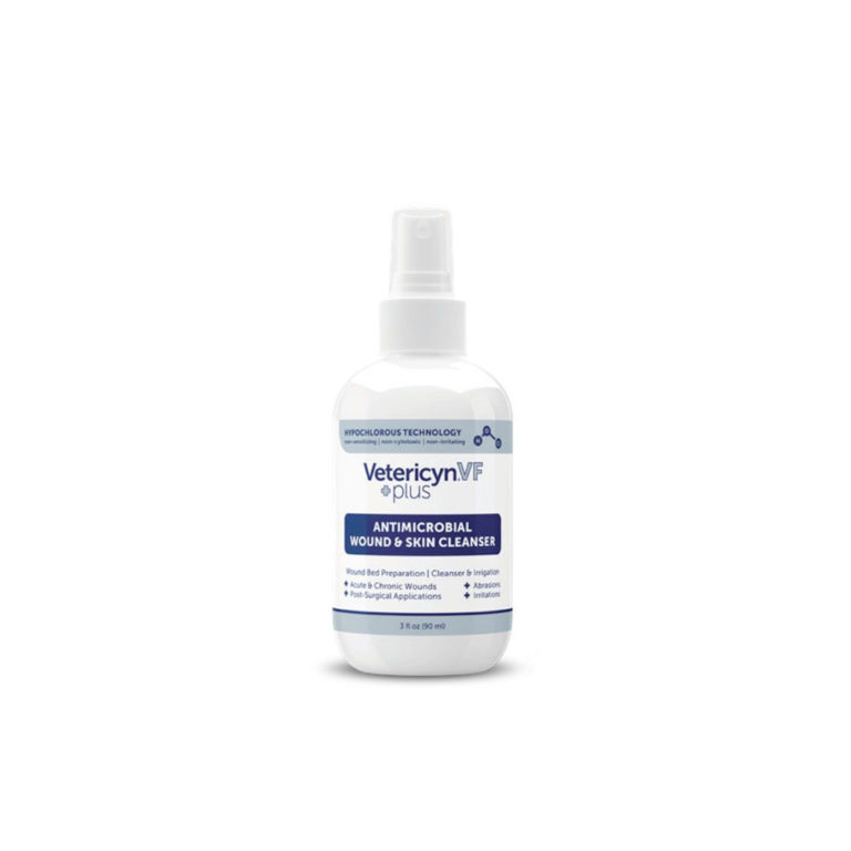 Vetericyn VF Plus Antimicrobial Wound and Skin Cleanser 3oz - Naturally ...
