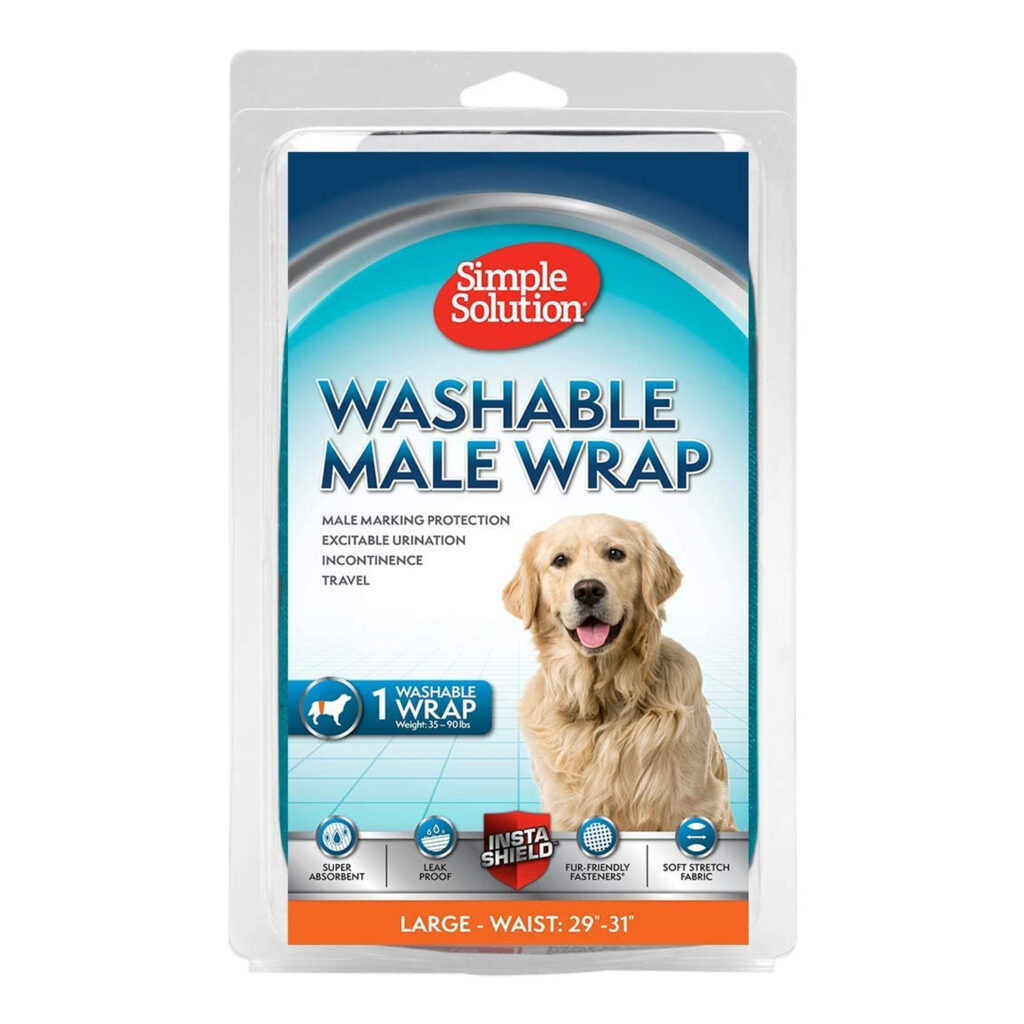 Simple Solution Washable Male Dog Wraps - Naturally For Pets