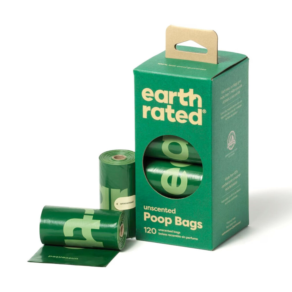 Earth Rated Dog Poop Bags - Refill Rolls - Naturally For Pets