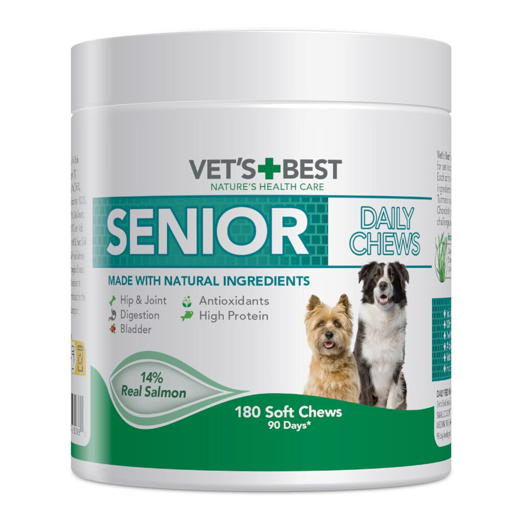 Vet's Best Daily Chews (180 Soft Chews) - Senior - Naturally For Pets