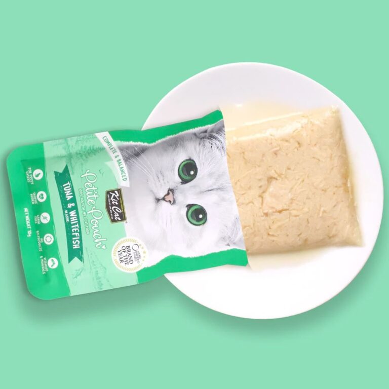 Kit Cat Petite Pouch 70g - Tuna & Whitefish (1 Box -24pcs) - Naturally ...