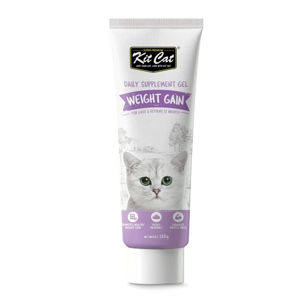 Kit Cat Daily Nutritional Supplement Gel For Cats & Kittens- Weight ...