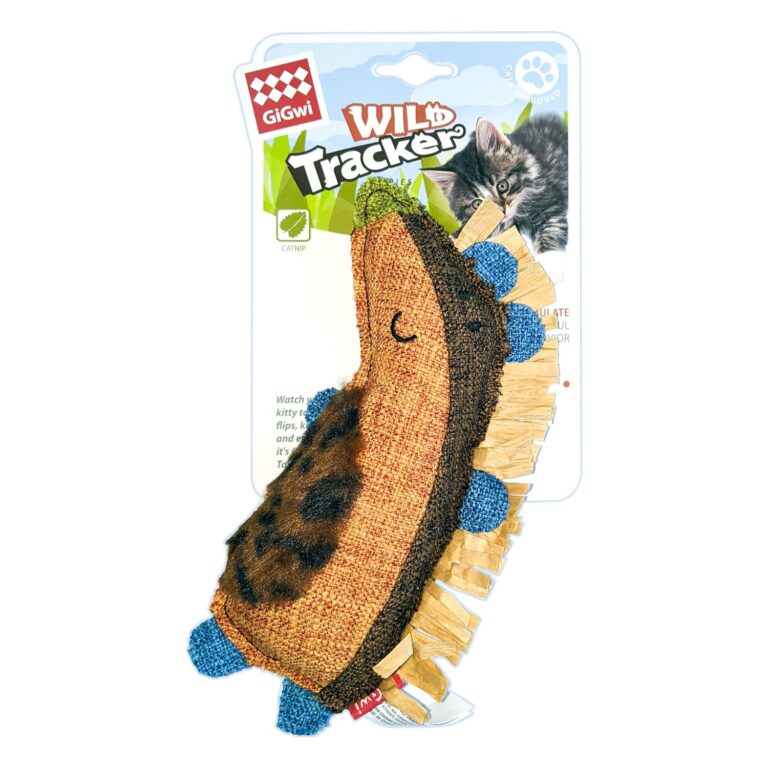 Wild Tracker Hedgehog with Raffia Ribbon - Naturally For Pets